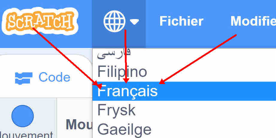 Initiation à scratch